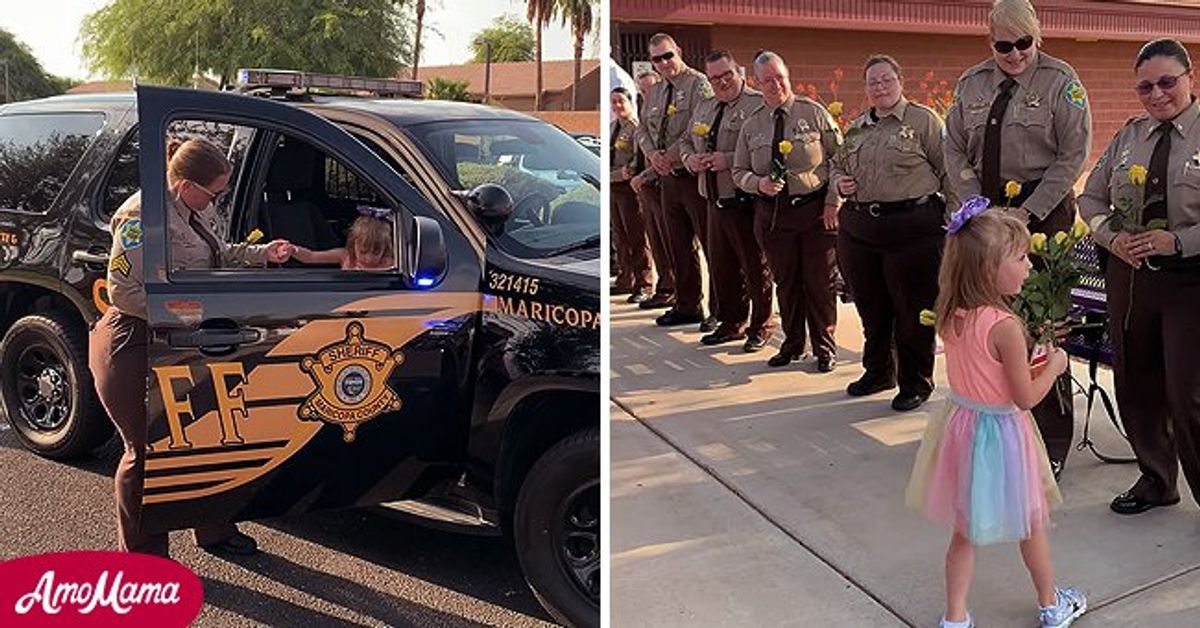 Deputies Escort Little Girl to First Day of Kindergarten after Her ...