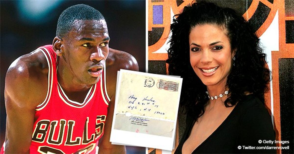 Michael Jordan's 20-Page Handwritten Love Letter to Actress Amy Hunter ...