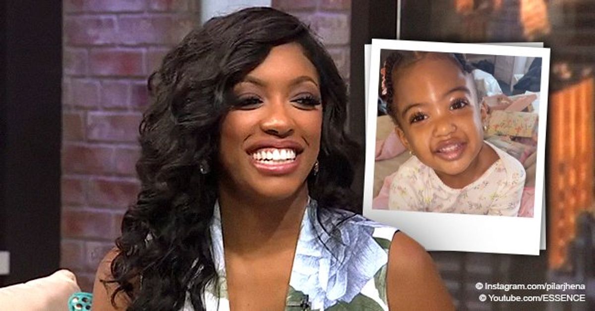 Porsha Williams' Daughter Pilar's Face Is Covered in Grease as She ...