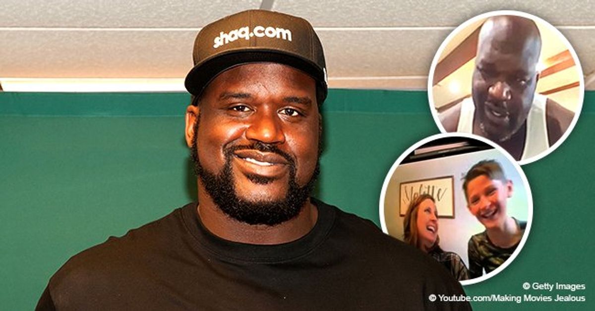 Shaquille O'Neal Surprises 1st Graders Having Online Class over ...