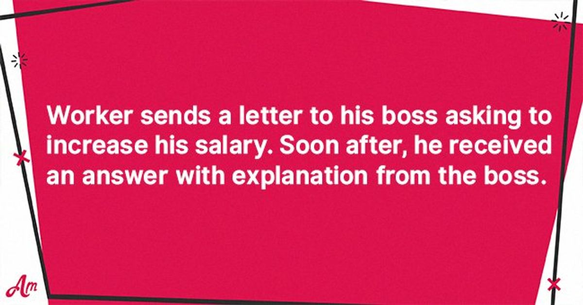 Daily Joke: Worker Sends a Letter to His Boss Asking to Increase His Salary