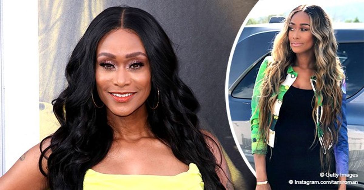 Tami Roman of 'Basketball Wives' Stuns in Black Dress and Colorful ...