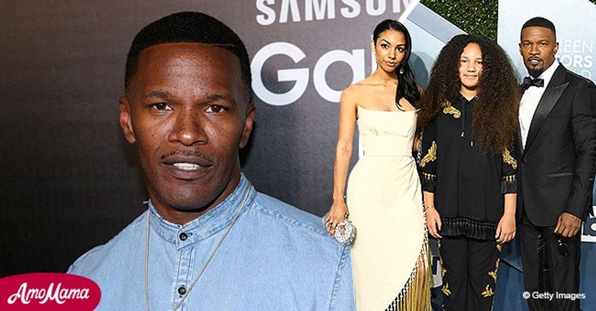 Jamie Foxx Makes Family Appearance with His 2 Daughters Corinne and ...
