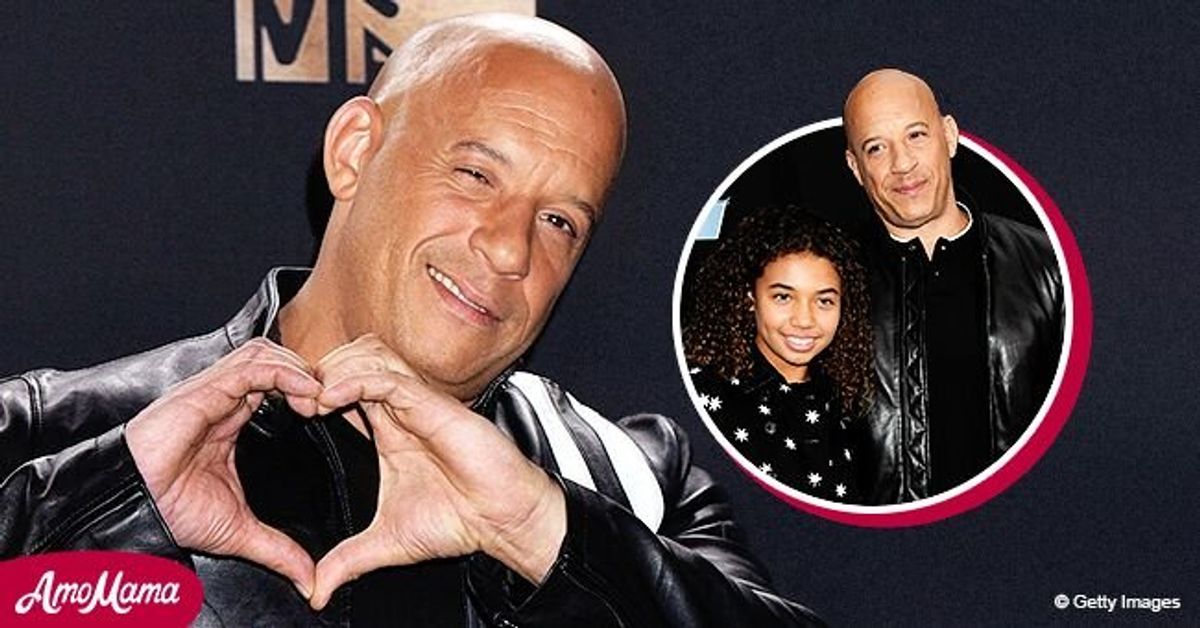 Vin Diesel Makes Rare Public Appearance with Daughter Similce at ...