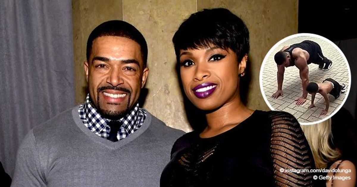 Jennifer Hudson's Ex David Otunga Shows Muscles While Doing Push Ups ...