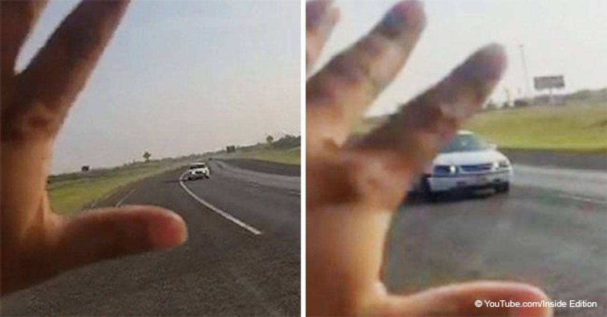 Dramatic moment man faces oncoming traffic to pull over 94-year-old ...