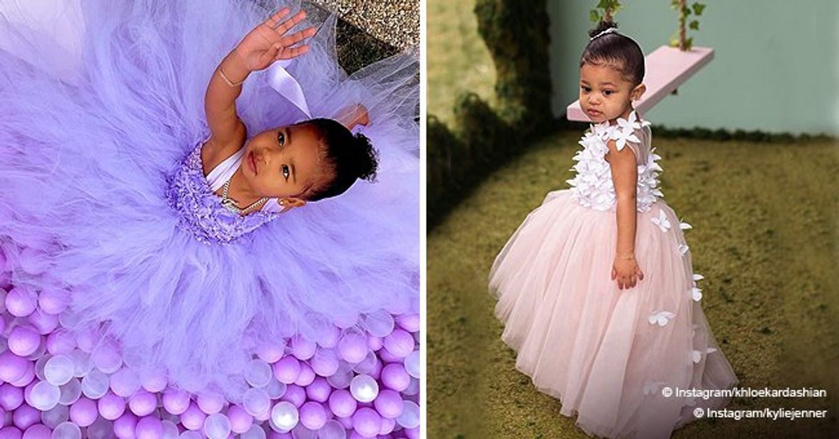 Khloé Kardashian's Daughter True Thompson Looks Stylish in Purple Dress ...