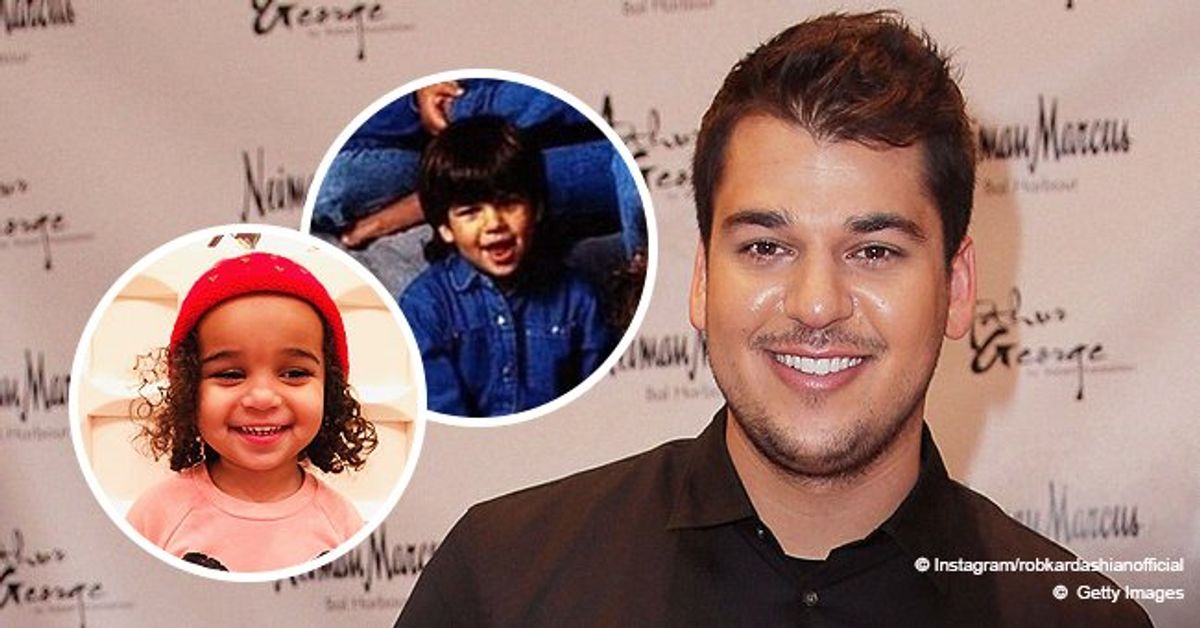 Rob Kardashian Proves He's His Daughter's Twin in This Denim Outfit ...