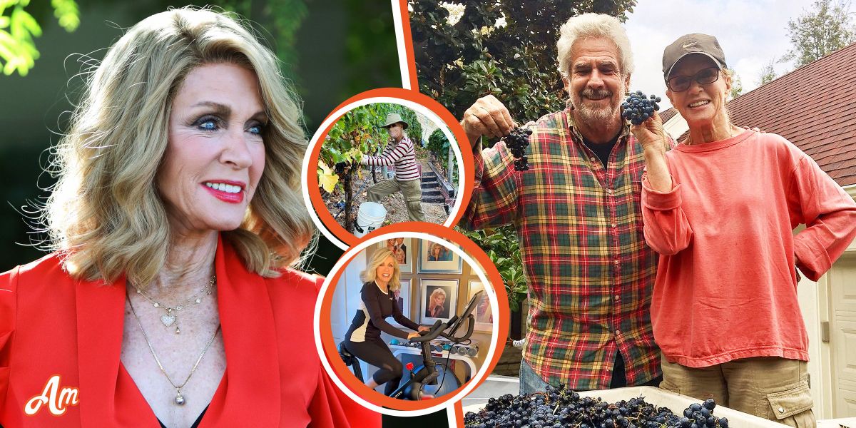 Donna Mills at 82 Trains Every Day, Gardens & Tends to Vineyard with ...