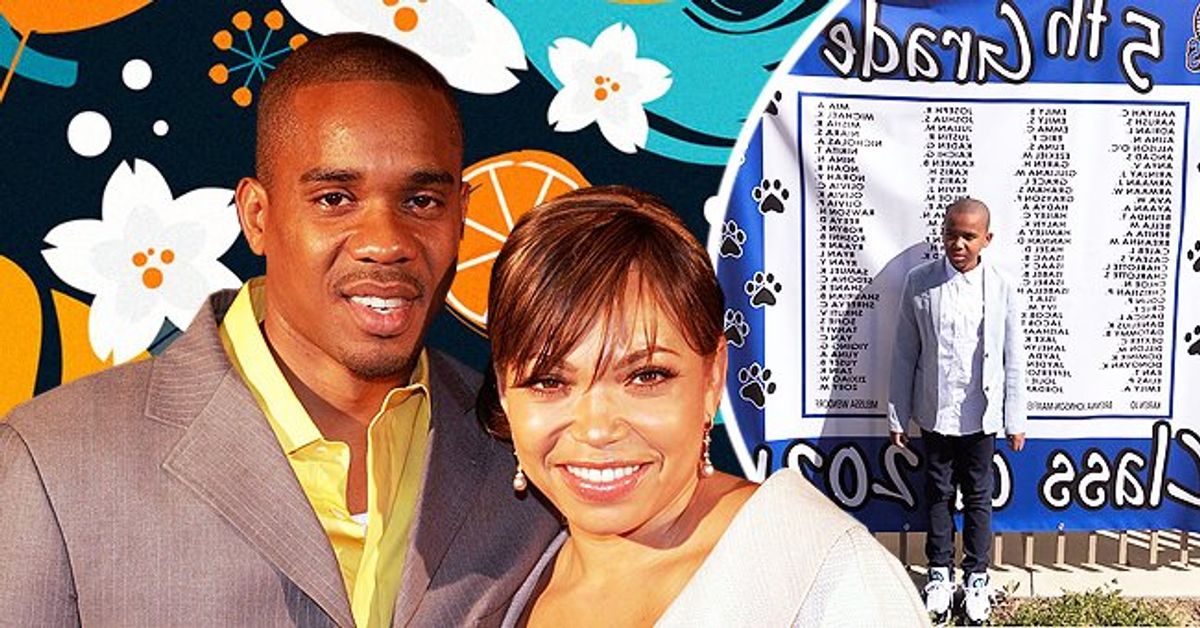 Tisha Campbell & Duane Martin's Son Strikes a Pose in a Gray Jacket in ...