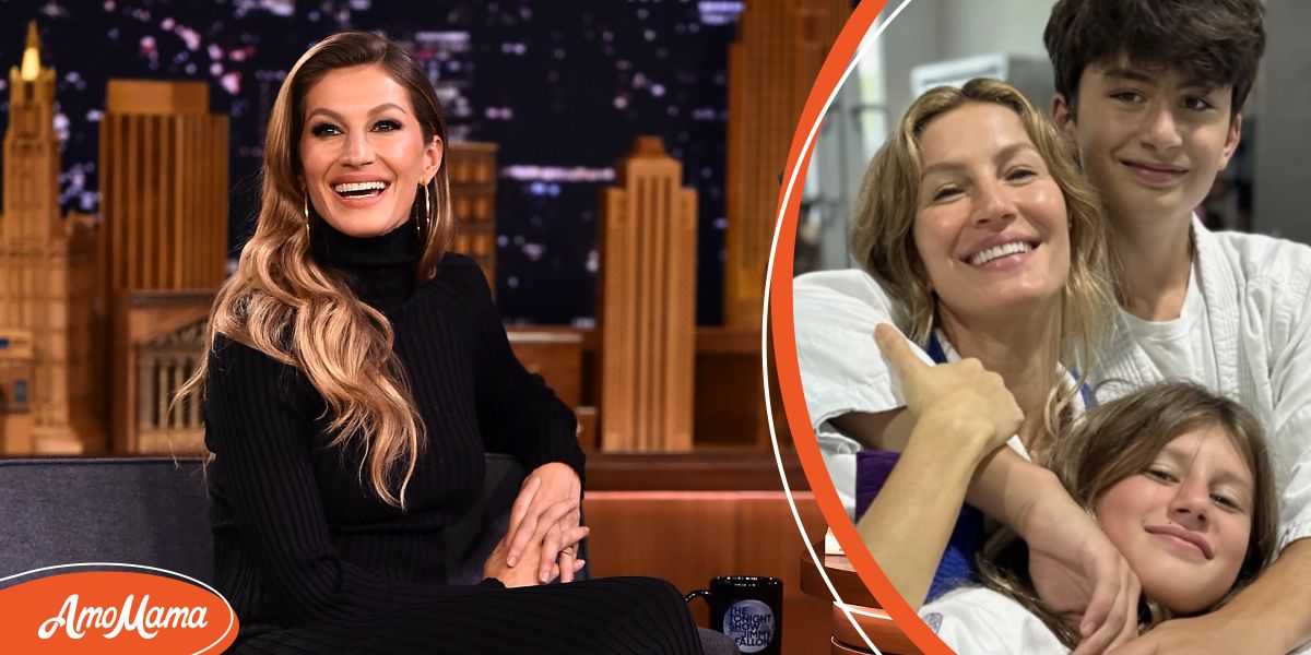 Gisele Bundchen Posts Rare Photo with Her Kids Who Have Different Hair ...