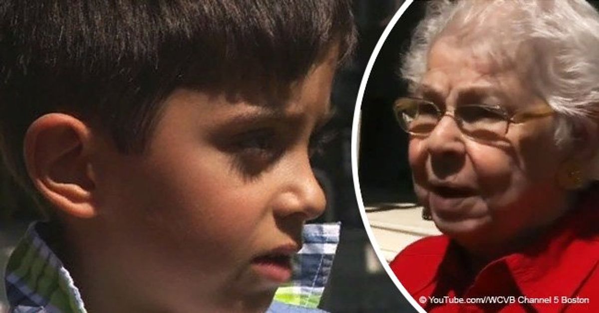 Little boy helped 84-year-old neighbor after spotting elderly lady in ...