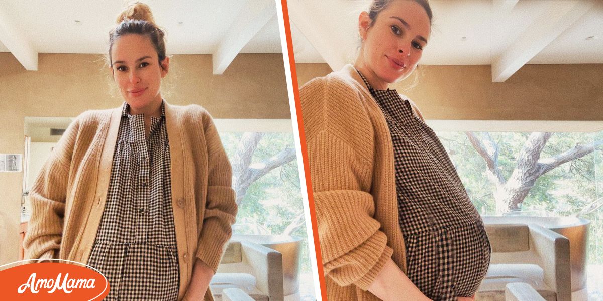 Rumer Willis Shows Her Growing Baby Bump in a Cozy Outfit