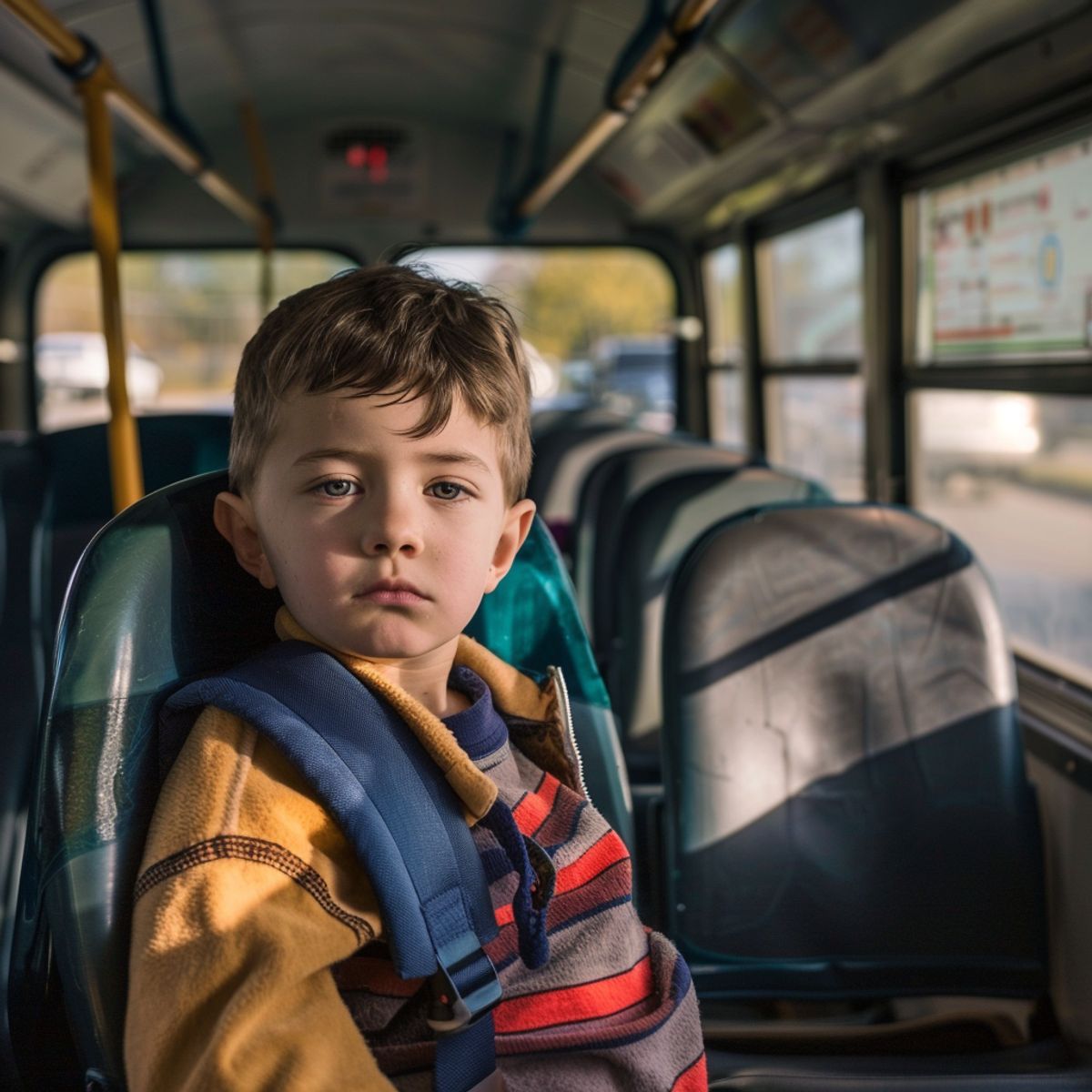 Bus Driver Finds a Kid Abandoned in the Backseat, Claiming to Be His ...