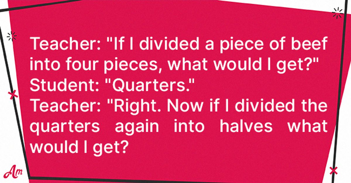 Daily Joke: Teacher Explains Division to a Student