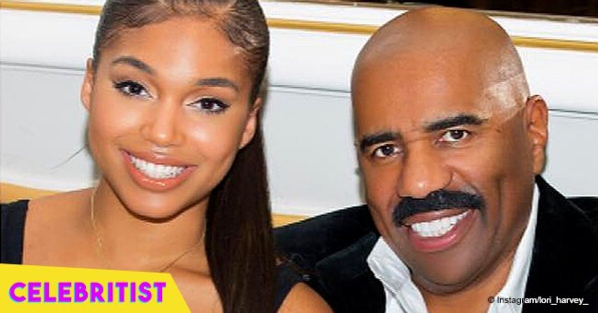 Steve Harvey's 21-year-old daughter flaunts curves in high-waisted red ...