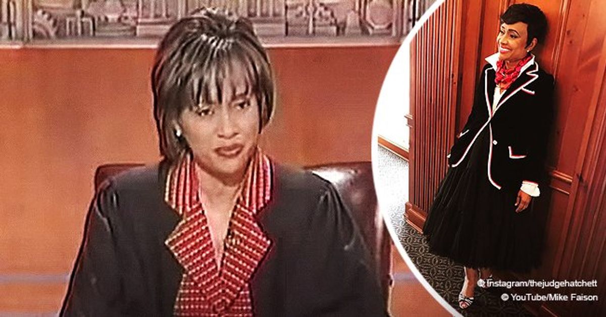 Glenda Hatchett of 'Judge Hatchett' Poses in Fluffy Skirt and Elegant ...