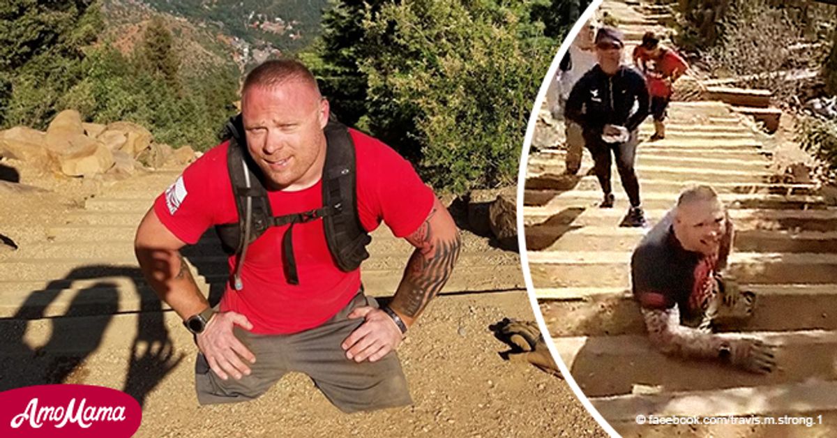 Double Amputee Veteran Climbs over 3,000 Steps to Help Other Soldiers