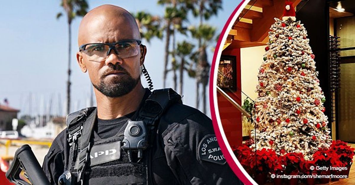 Shemar Moore Is in Holiday Mood as He Shows off His Christmas Tree ...