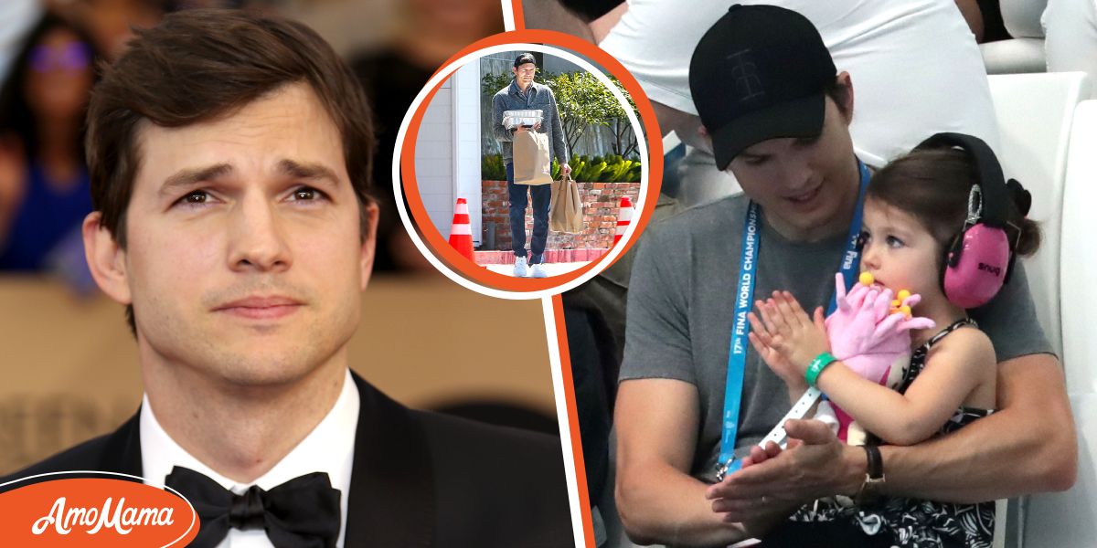 Hands-on-Dad Ashton Kutcher Seen Grabbing Food for Kids who Think They ...