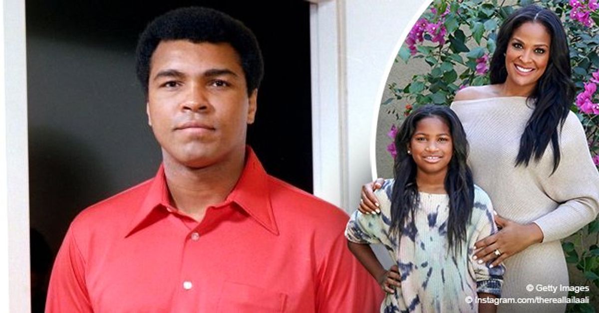 Muhammad Ali's Daughter Laila Ali Poses with Her Beautiful Mini-Me ...