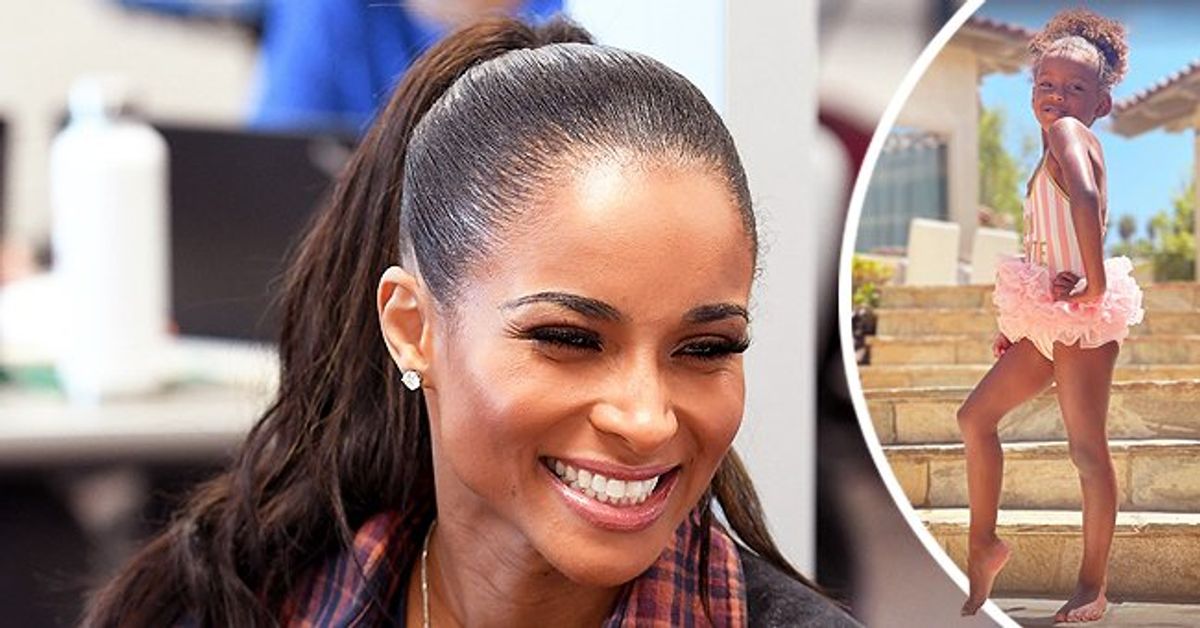 Ciara's Only Daughter Sienna Shows Her Model Skills Posing in a Pink ...