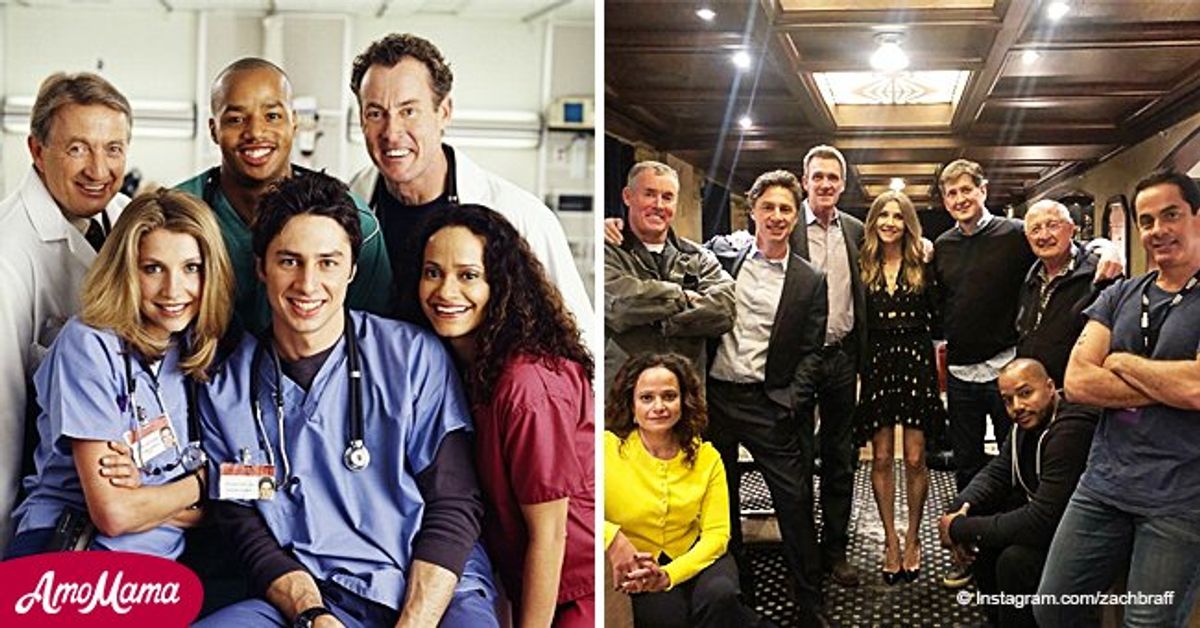 'Scrubs' actors reunite for the first time in 8 years as Zach Braff ...