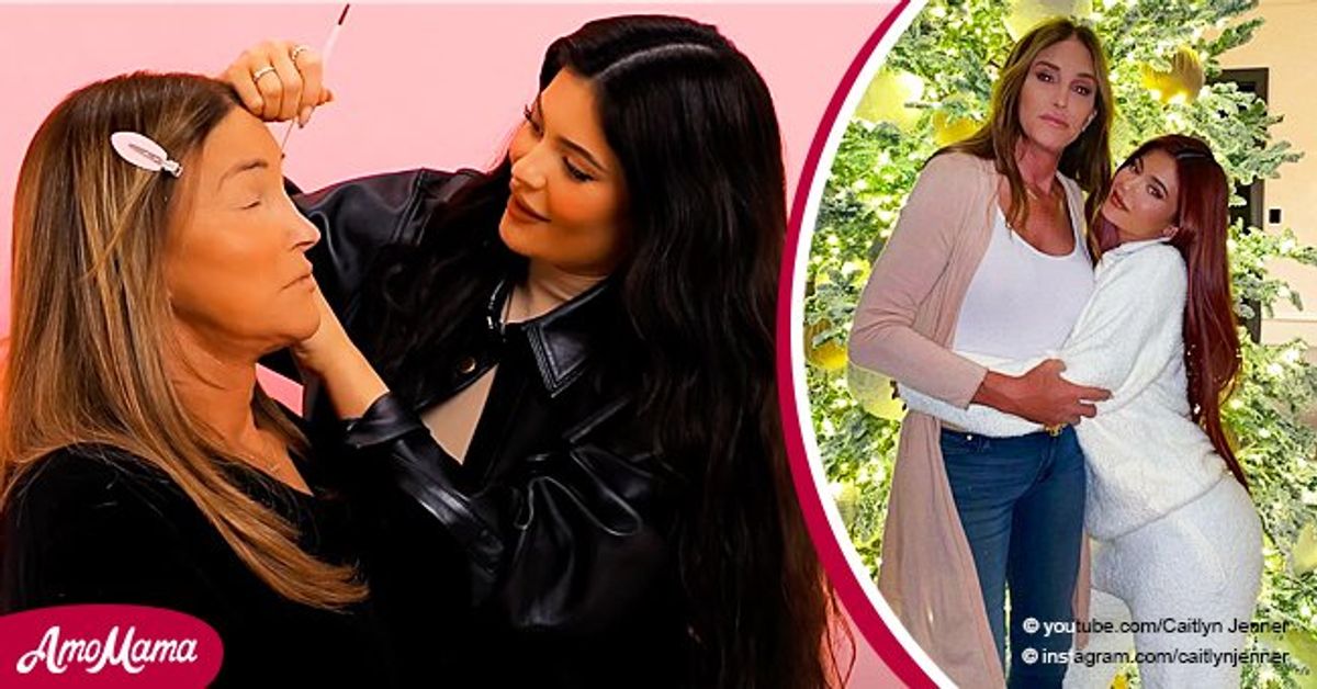 Kylie Jenner Bonds with Dad Caitlyn While Doing Her Make-up for the ...