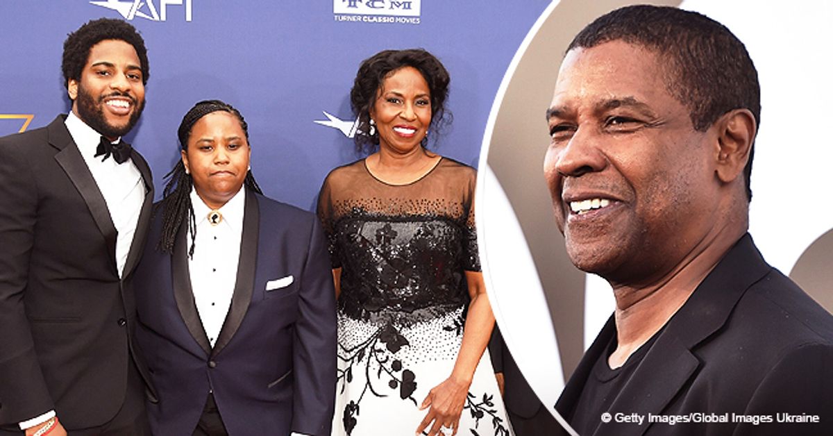 Denzel Washington Makes Rare Public Appearance with Wife, 2 Kids at AFI ...