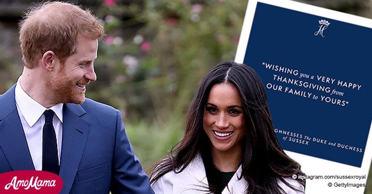 Megan Markle and Prince Harry Share Sweet Thanksgiving Message & Fans React