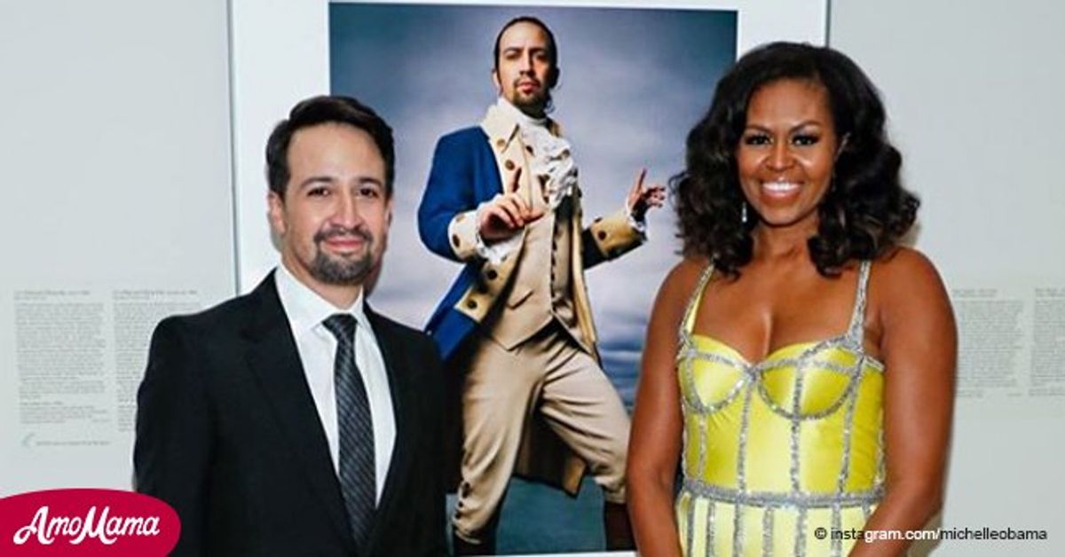 Michelle Obama Presents Lin-Manuel Miranda with Portrait of a Nation ...