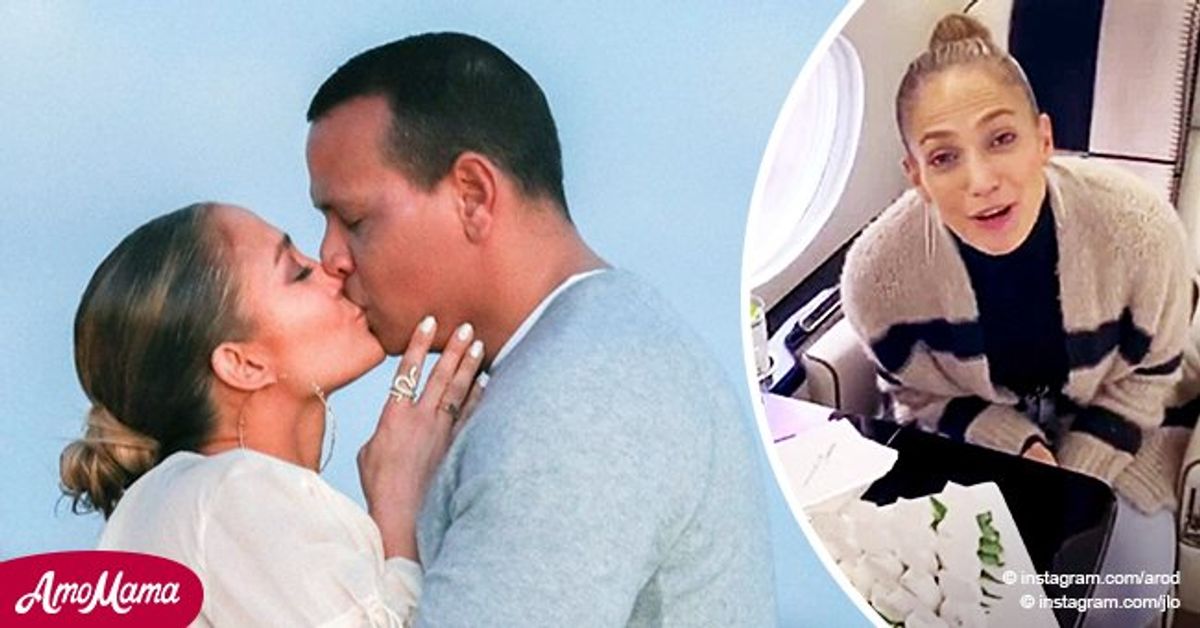 J.Lo Takes Her Engagement Celebration to the Skies, Receiving Tasty ...