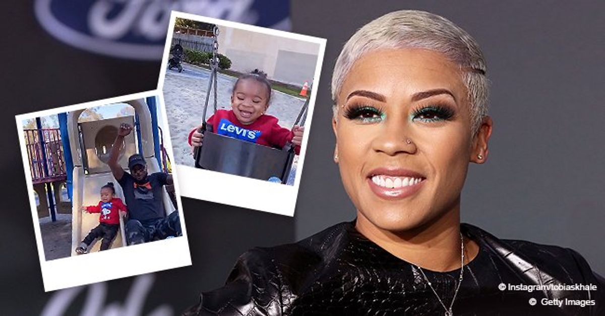 Keyshia Cole's Son Tobias Is All Smiles as He Plays in a Park with His ...
