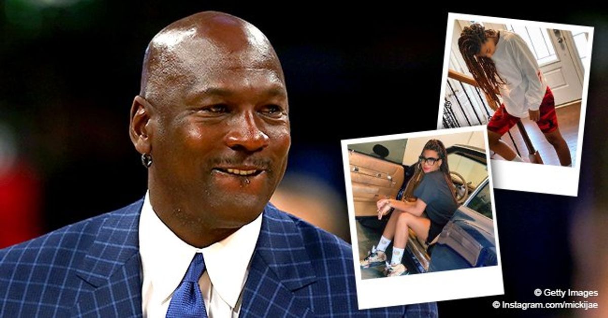 Michael Jordan's Daughter Jasmine Flaunts Her Long Neatly-Done Braids in New Photos