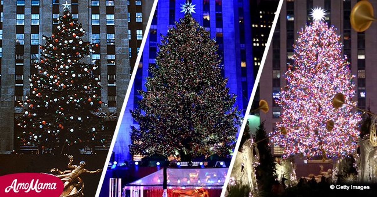 Look Back at Rockefeller Center Christmas Trees through the Years ...