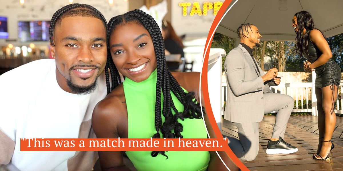 Simone Biles Shows off Massive Engagement Ring after Making 1st Move On ...