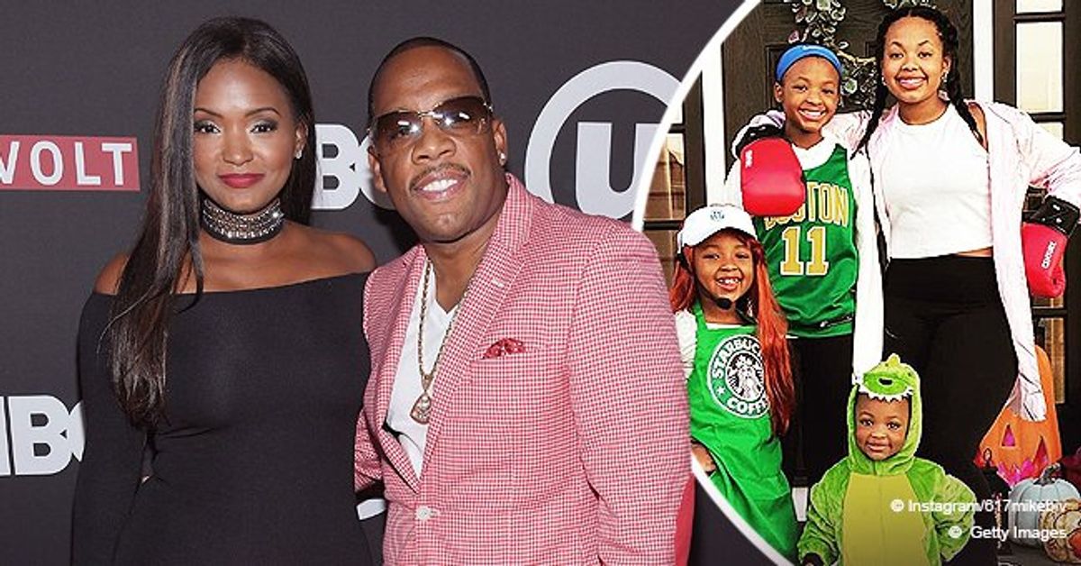 See Photo New Edition's Mike Bivins & Wife Teasha Shared of Their 4 Daughters in Cute Costumes