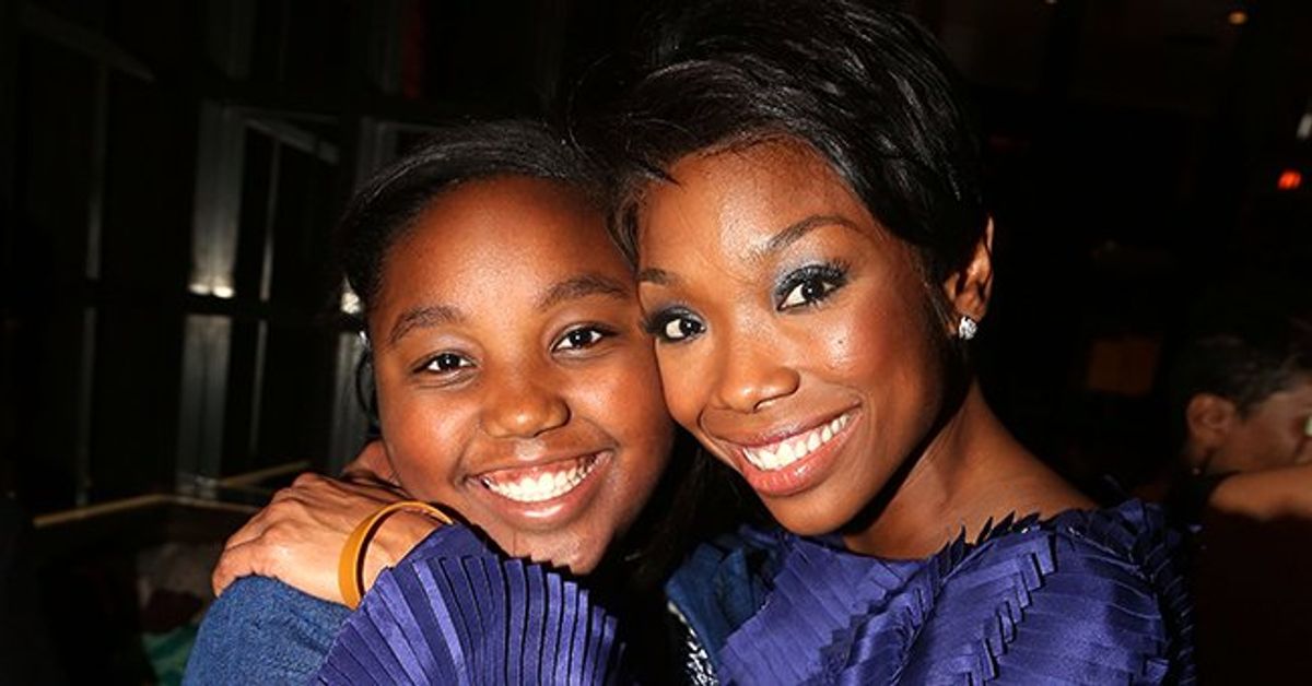 Brandy's Daughter Sy'Rai Stuns in a White Chanel Dress & Waist-Length ...