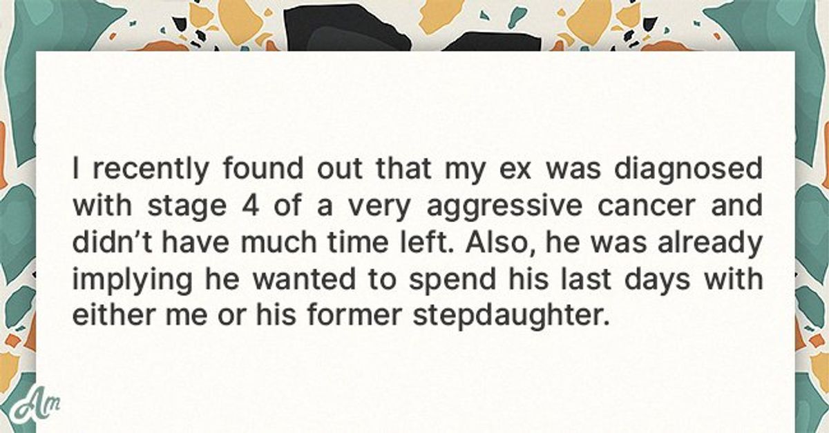Story of the Day: Woman Doesn't Want to Take in Her Ex-husband Dying of ...