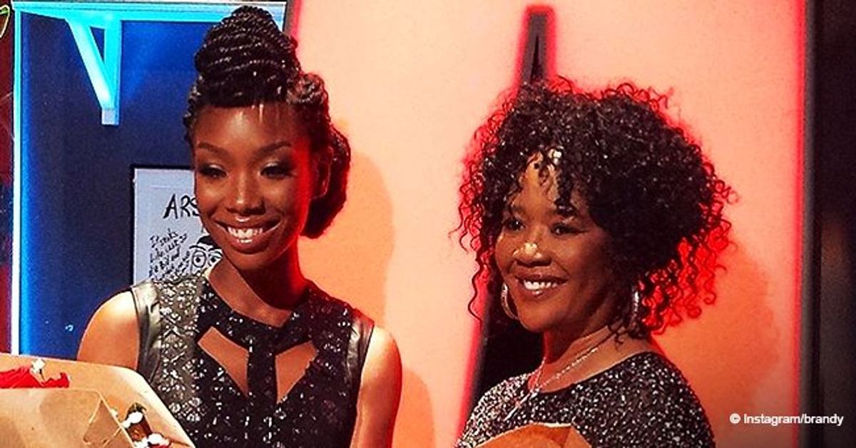 Brandy Norwood of 'Moesha' Poses with Beautiful Mom Sonja in a Photo