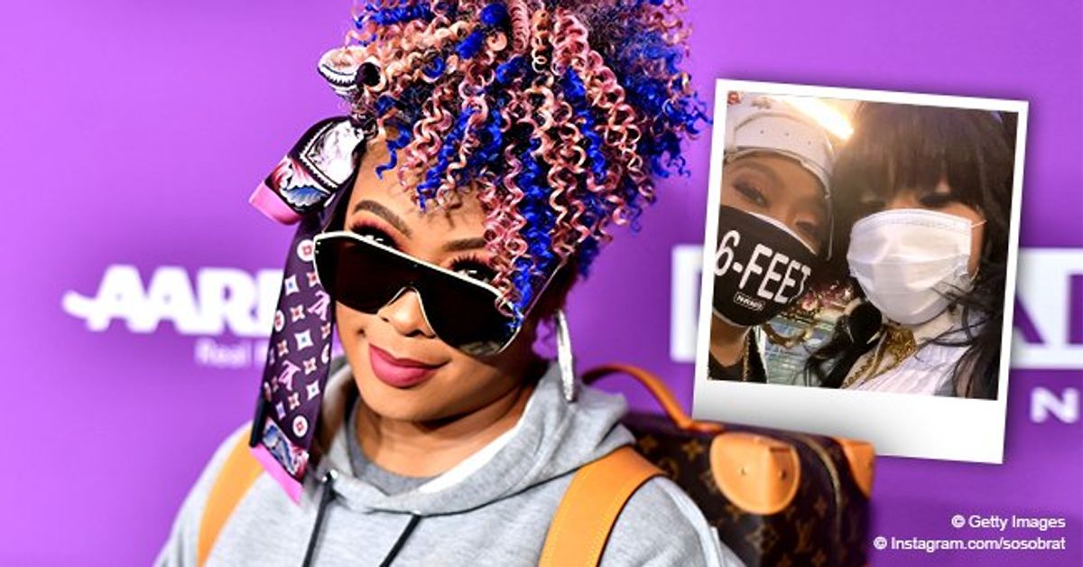 Rapper Da Brat Melts Hearts as She Takes Care of Her Girlfriend's Mask ...