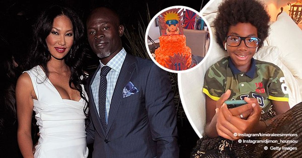 Kimora Lee Simmons and Her Ex Djimon Hounsou Celebrate Their Son Kenzo ...