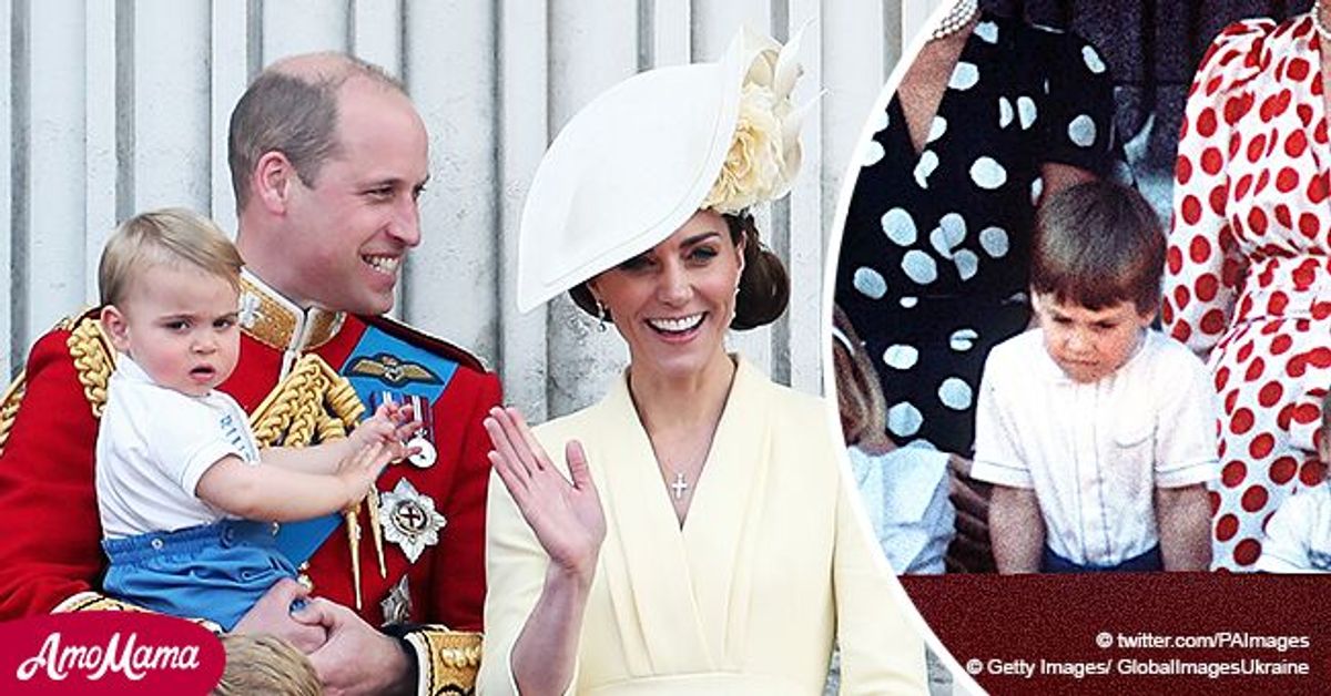 Prince Louis Channels Prince Harry’s Outfit from 1986 as He Makes His ...