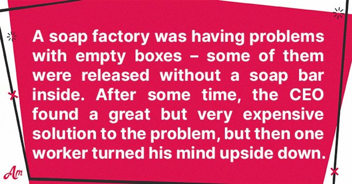 Daily Joke: Soap Factory Had Problems with Empty Boxes