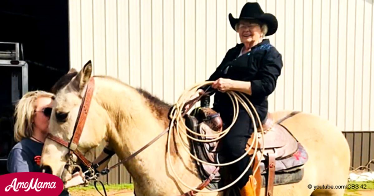 93-Year-Old Grandma Made Her Dream Come True by Riding a Horse for the ...