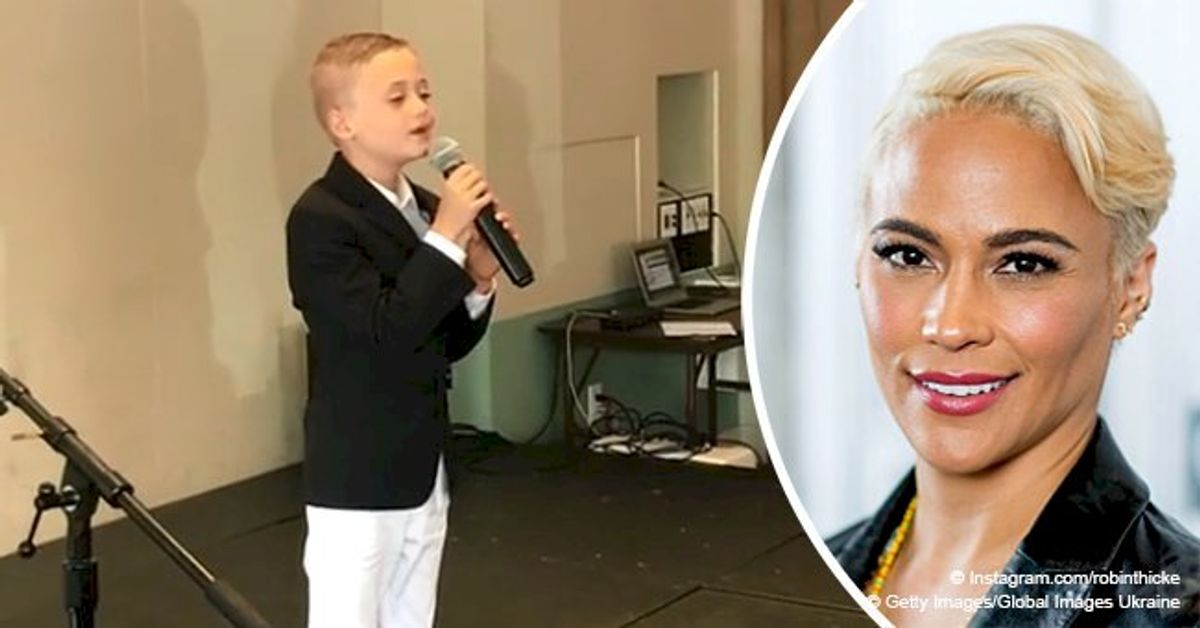 Paula Patton's son sings 'like Aretha Franklin' at school talent show ...