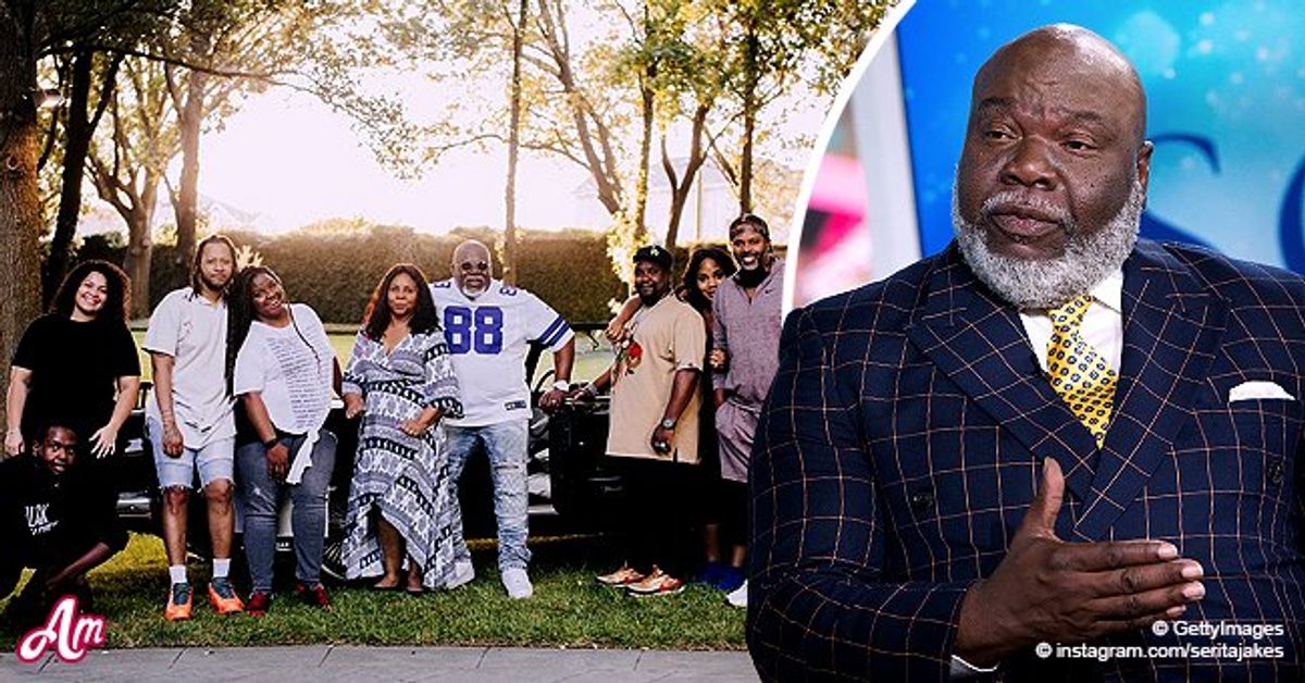 T.D. Jakes Is a Proud Father of Five Kids He Shares with His Wife of 38 ...