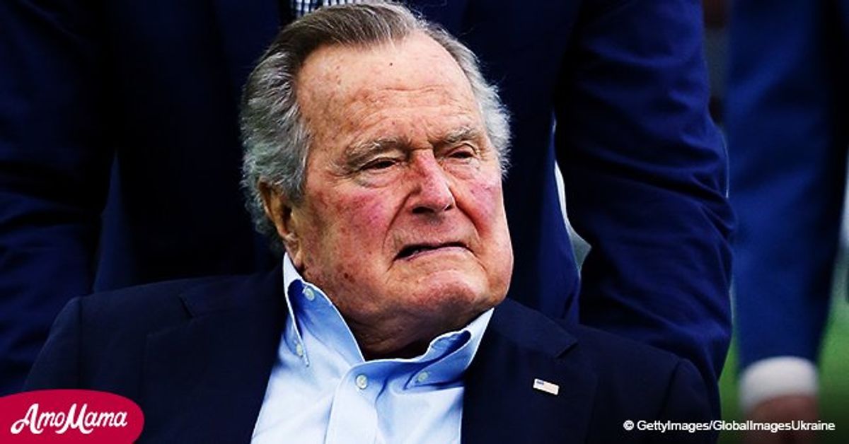George H.W. Bush makes history as only former President to celebrate ...