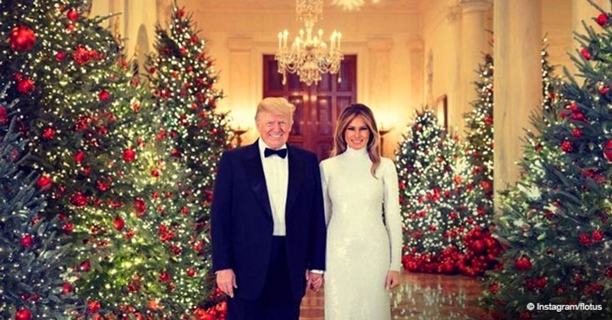Donald Trump & wife praised for their looks & White House decorations ...