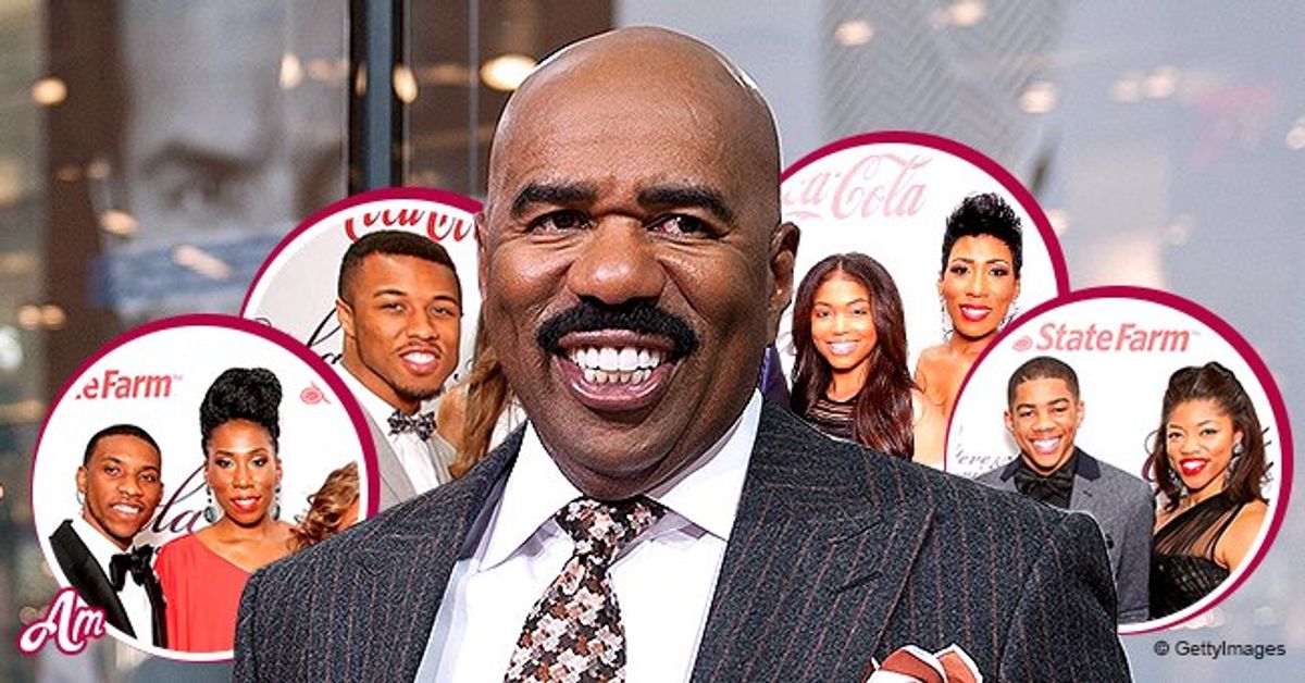 Steve Harvey Is a Loving Father-Of-Seven — Meet His Blended Family